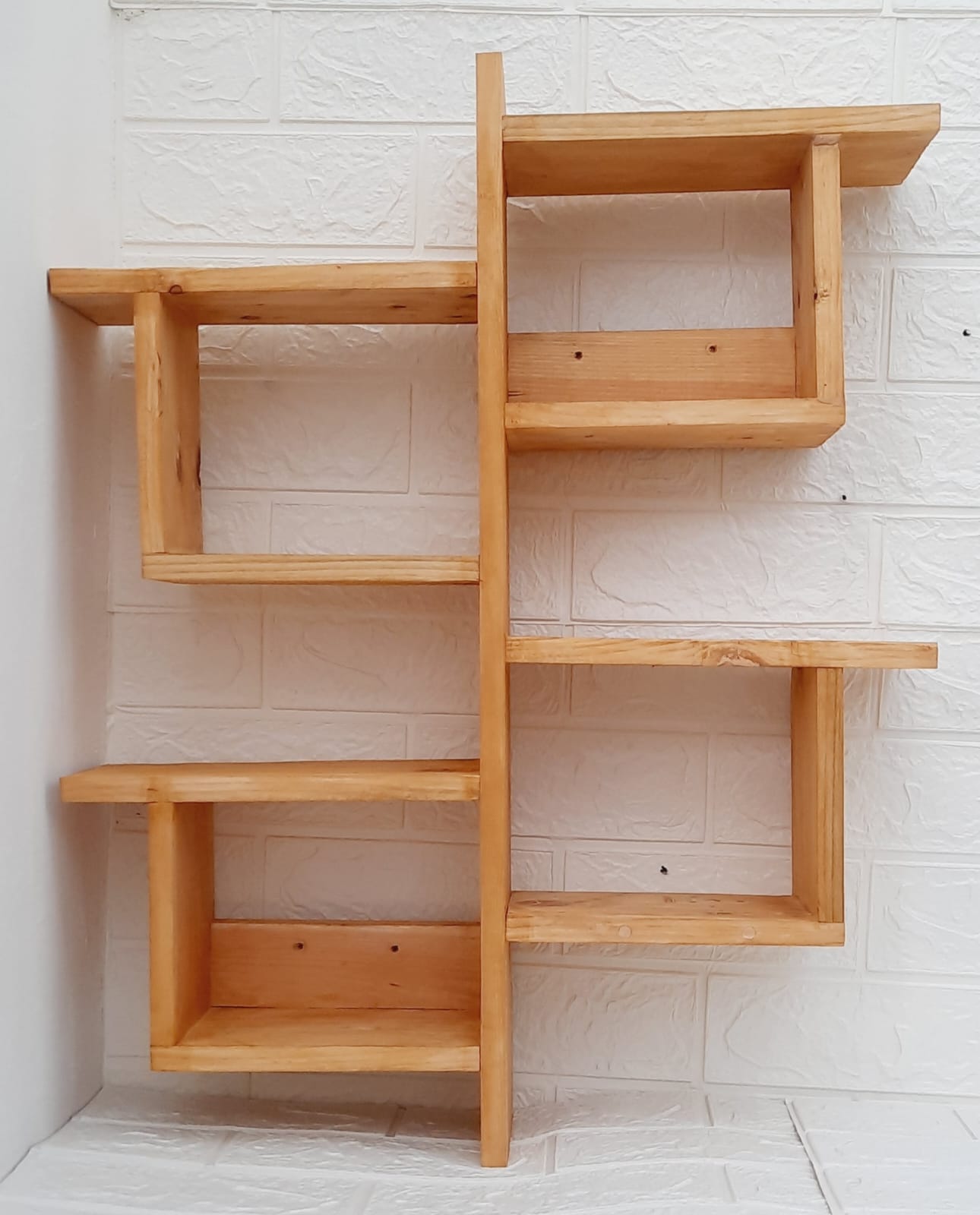 Rak dinding tempel minimalis asli kayu jati belanda rak ruang tamu rak ...