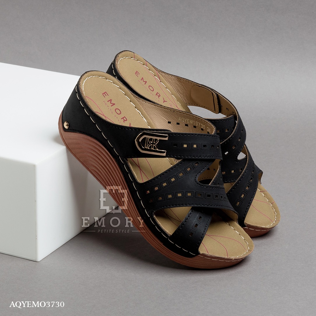 SANDAL Emory Pavillo #AQYEMO3730 BRAND #SANDALWEDGES | Lazada Indonesia