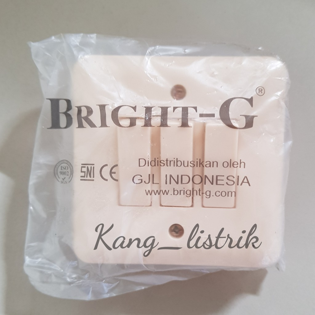 Saklar Bright-G Triple / Saklar Triple Bright-G / Saklar Tiga IB - 808 ...