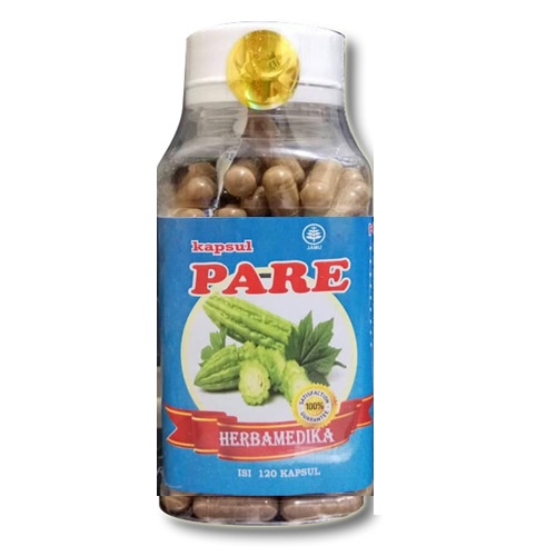 Kapsul Pare 1 Botol Capsul Pare 120 Kapsul | Lazada Indonesia