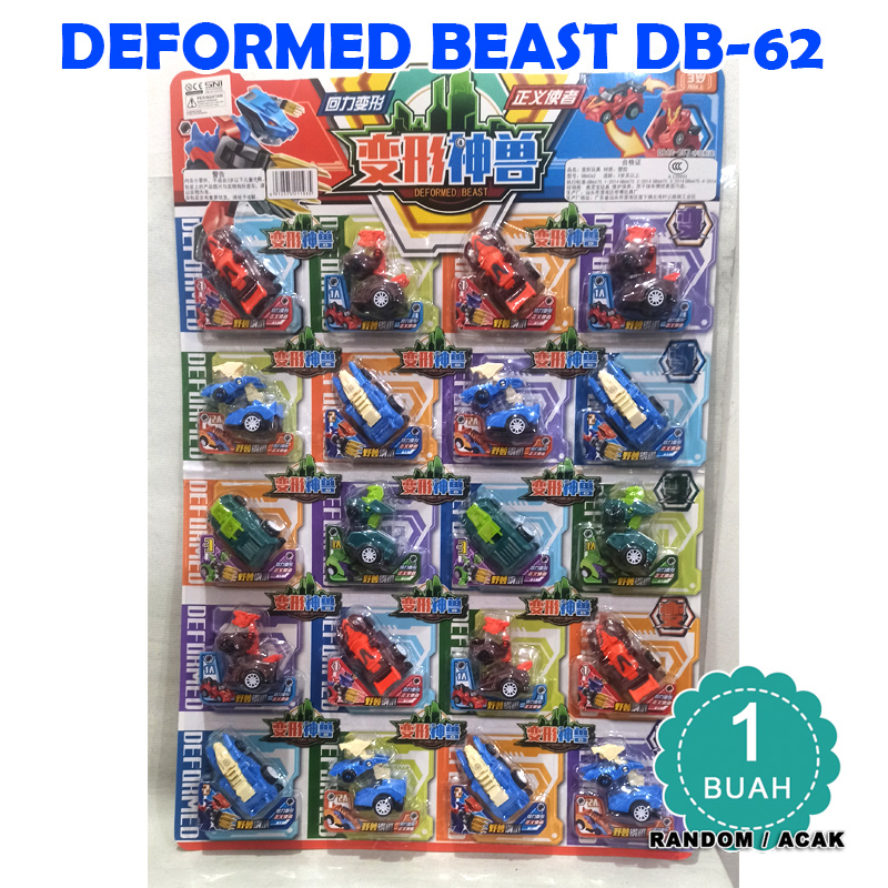 Robot transformasi Mobil Dinosaurus - SATUAN - Deformed Beast DB-62 ...