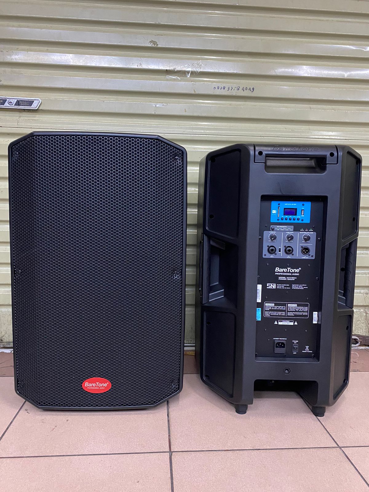 speaker aktif baretone max 15dx / max15dx 15'' 1000 watt | Lazada Indonesia