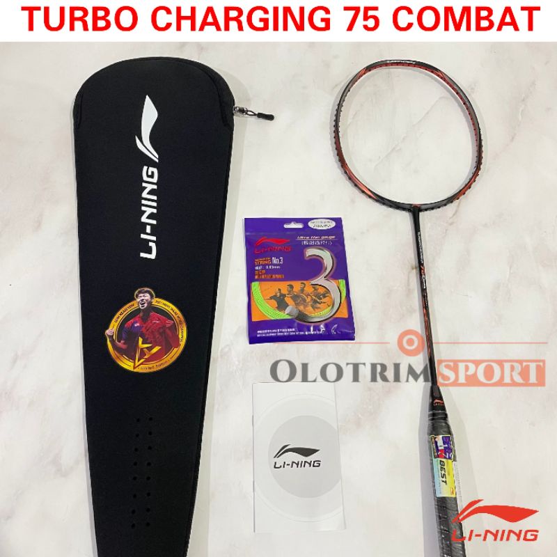 Raket Badminton LINING TURBO CHARGING 75 COMBAT LOH KEAN YEW 75C C ...