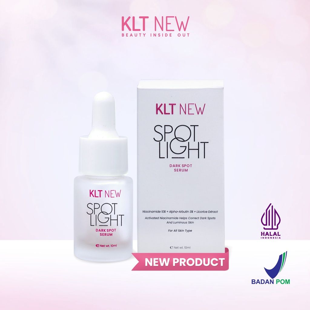 KLT NEW SERUM " SERUM DARK SPOT NEW KLT " SERUM KLT MENYAMARKAN BINTIK ...
