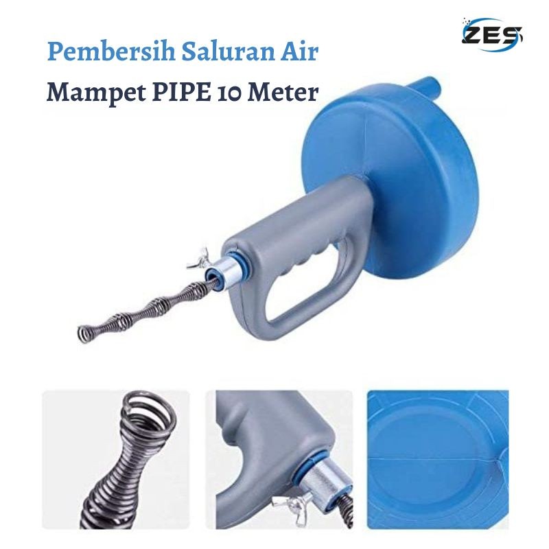 PIPA10 - Kawat Pembersih Pipa Mampet 10 meter Anti Sumbat Pipa Cleaner ...