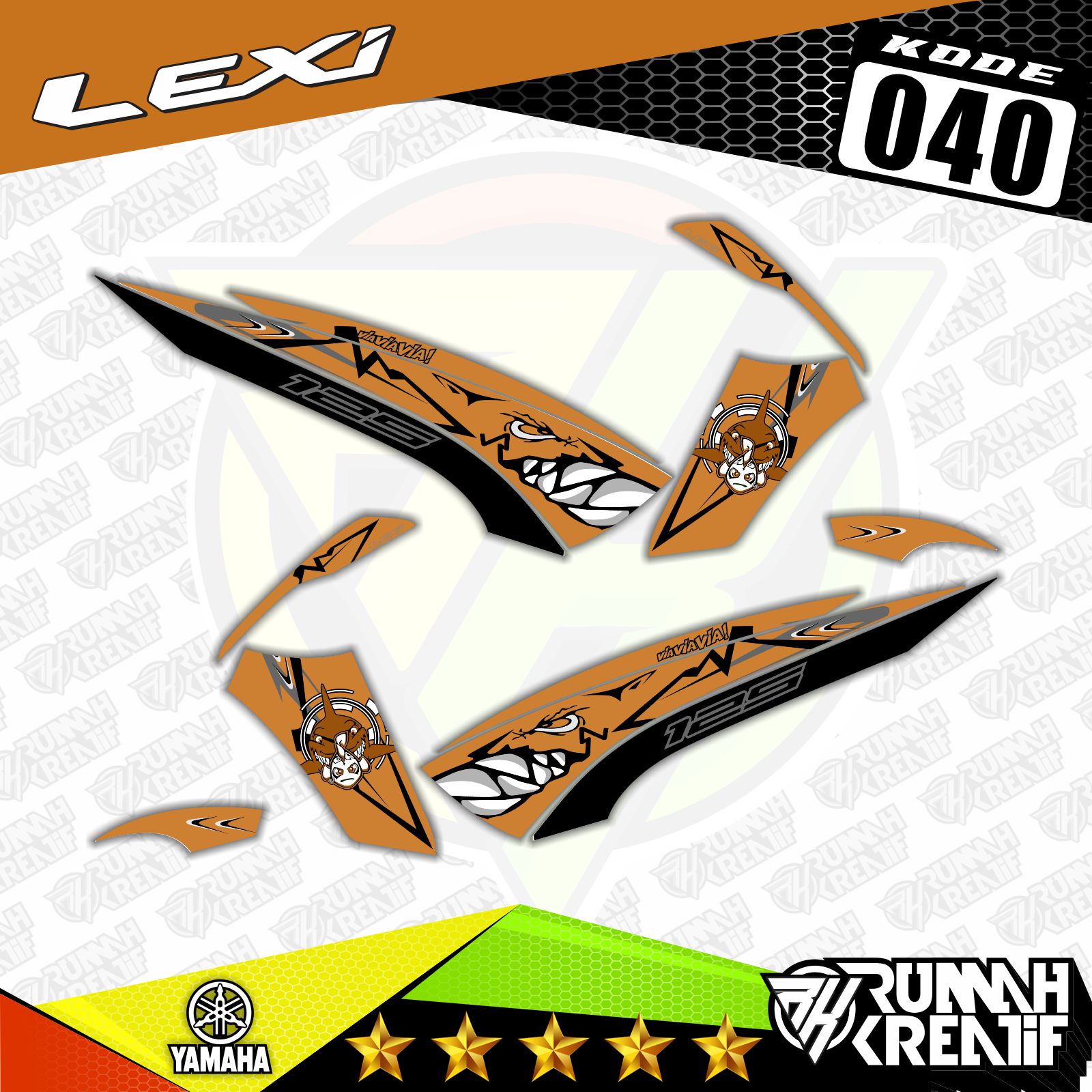 STRIPING Lexi Limited Edition motoGP / STICKER MOTOR / STICKER VARIASI ...