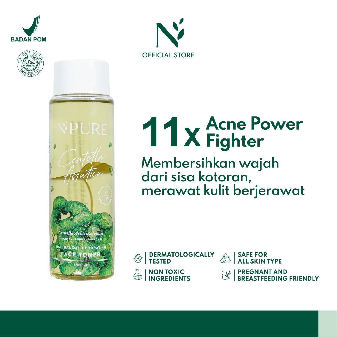 NPURE Face Toner Centella Asiatica (Cica Series) - Original | Lazada ...