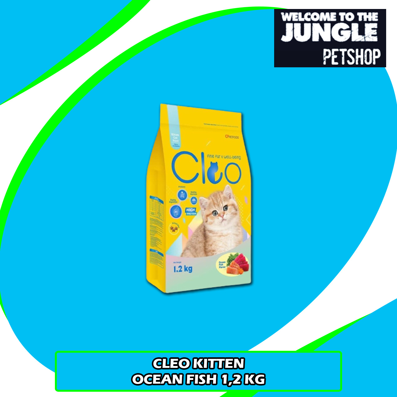 Cleo Kitten Ocean Fish 1,2 Kg ( Dry Cat Food / Makanan Kering Untuk ...