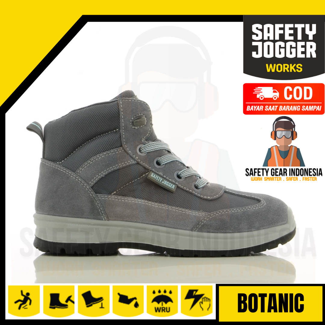 Sepatu Safety Jogger Botanic - Sepatu Pelindung Kerja - Sepatu Safety ...