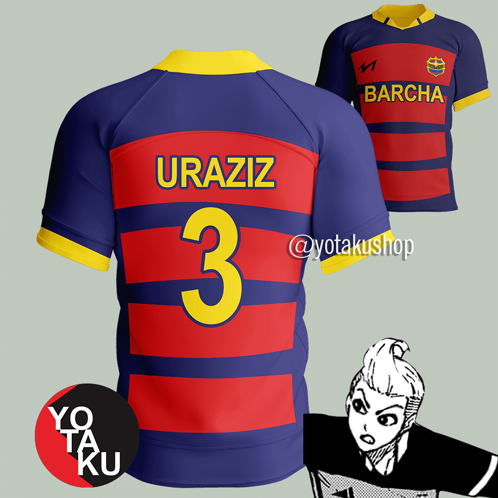 Jersey Anime Cosplay Blue Lock FC BARCHA Seri 1 Bachira Picasso Otoya ...
