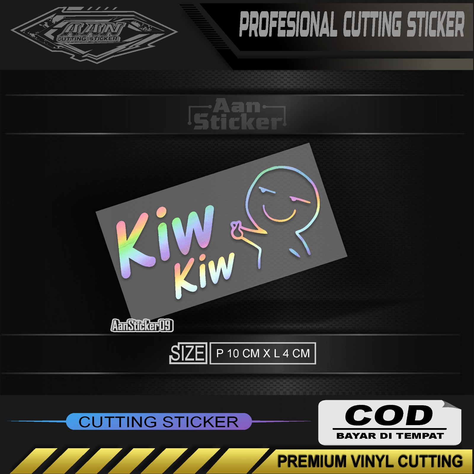 Stiker Cutting Kiw Kiw Sarangheyo ukuran 12 cm | Lazada Indonesia