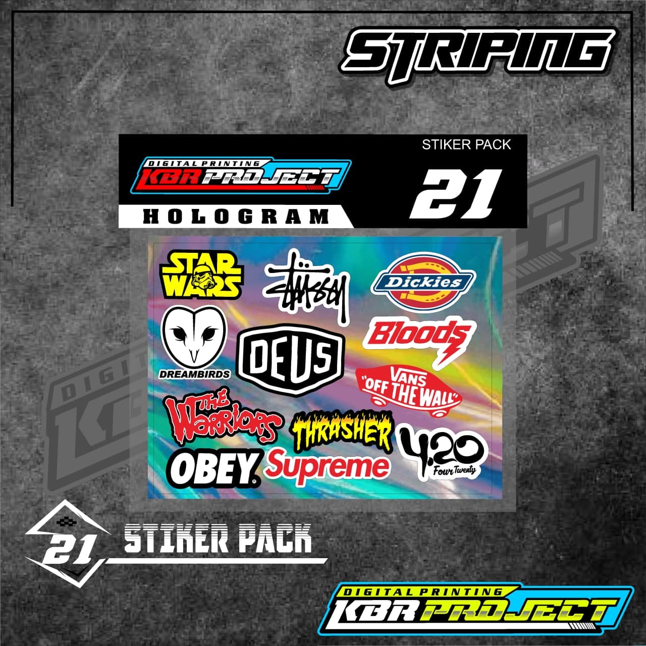 [COD] STICKER PACK MOTOR ALL VARIAN - STICKER PACK-21 | Lazada Indonesia