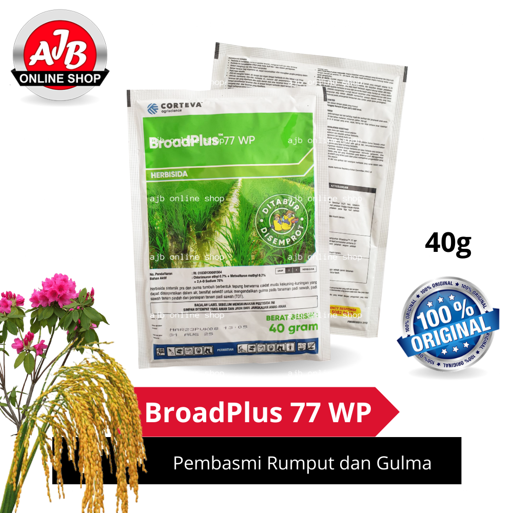 Broadplus 77wp pembasmi rumput dan gulma untuk tanaman padi pengganti ...