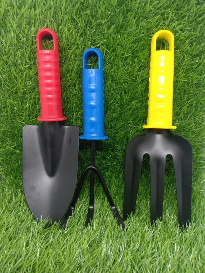Alat Berkebun Set 3Pcs Garden Tools Alat Kebun Sekop Garpu Tanah ...