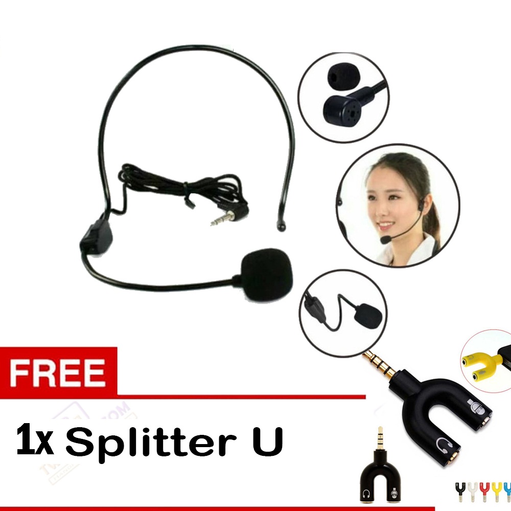 Mic Clip On Mic Bando Microphone Headset Bando - Microphone Bando Clip ...