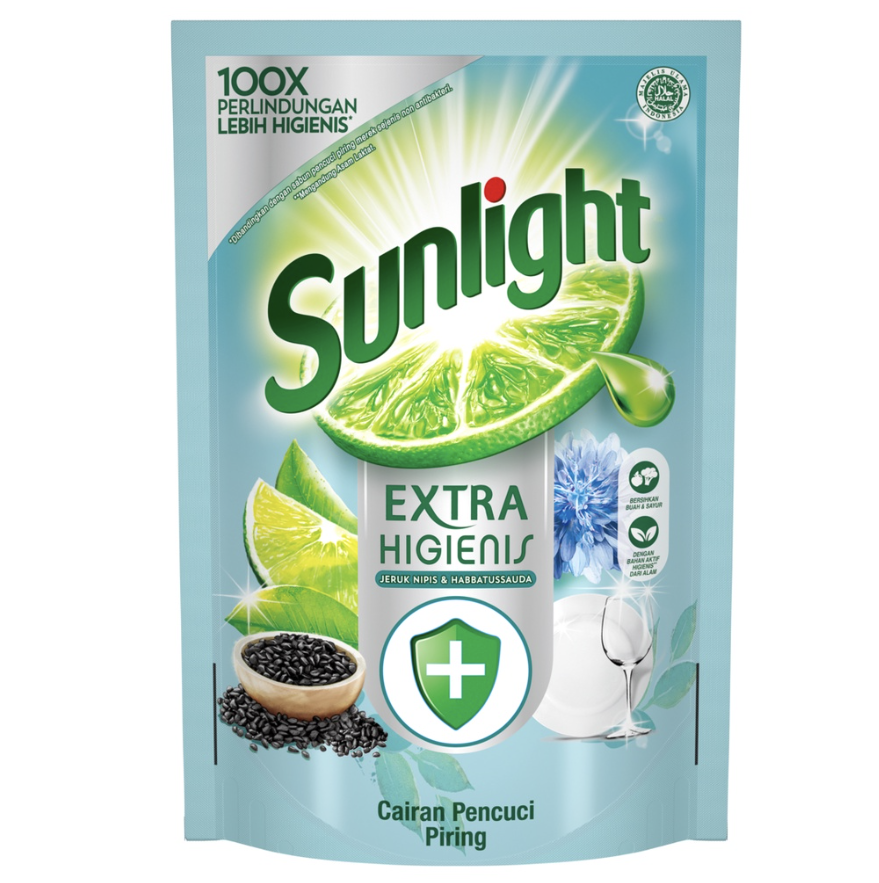 Sunlight Sabun Cuci Piring Extra Higienis Habbatussauda - 90ml | Lazada Indonesia