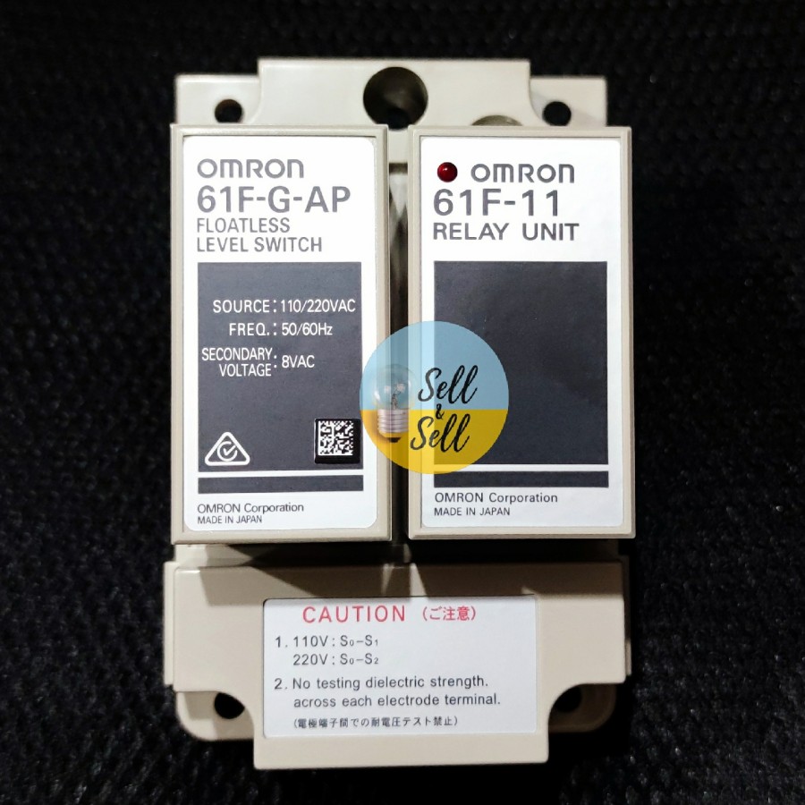 Water Level Control 61F-G-AP Omron (ORIGINAL) / Floatless Level Switch ...