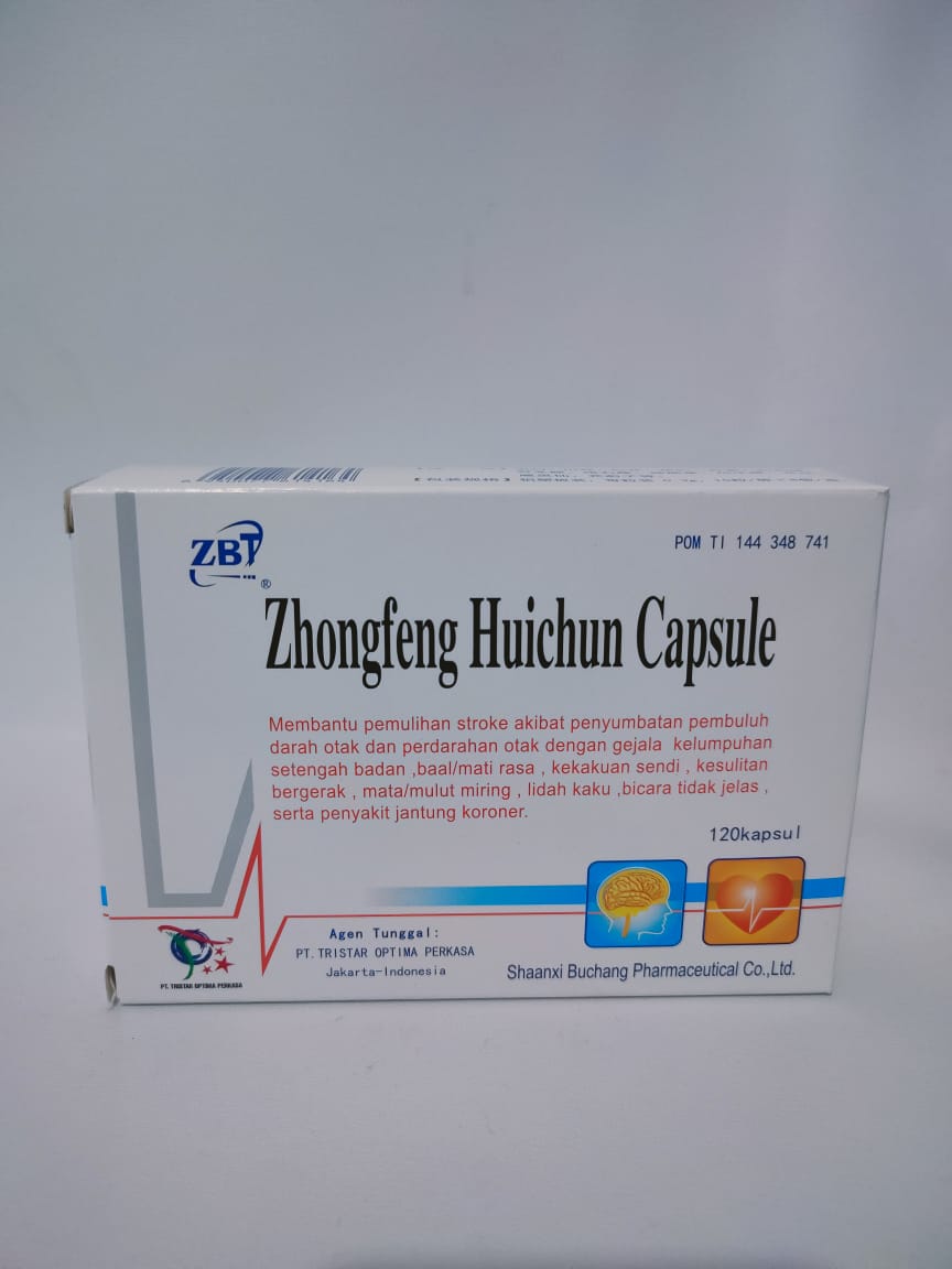 Zhongfeng Huichun Capsule- Obat Peredaran Darah Stroke dan Jantung ...