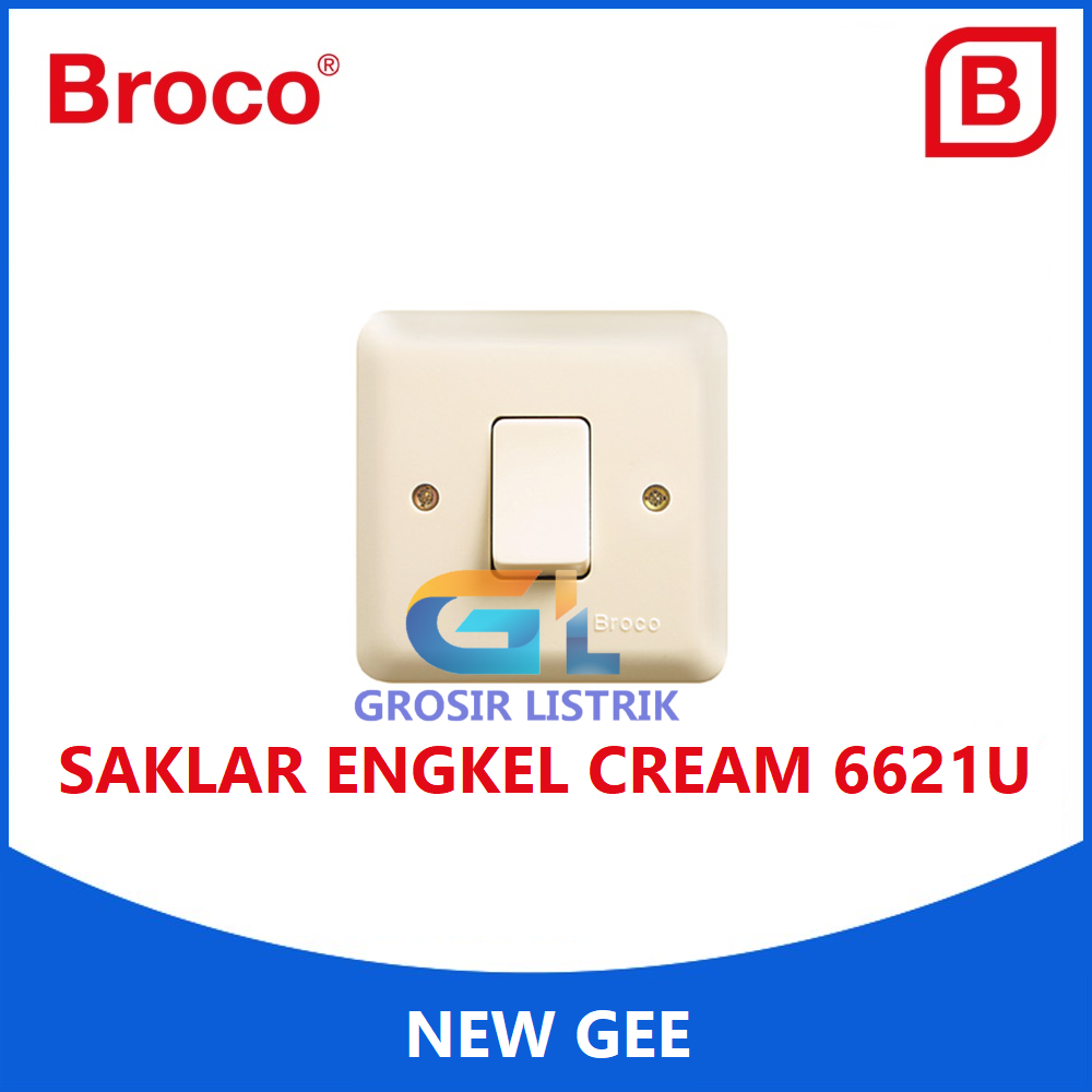 BROCO Sakelar Engkel Seri dan Stop Kontak New Gee Galleo Tanam Inbow IB ...