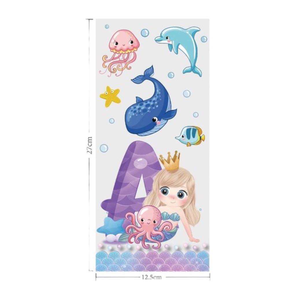 Plastik Ulang Tahun MERMAID isi 10 / Plastik Ultah Anak Ariel Mermaid ...