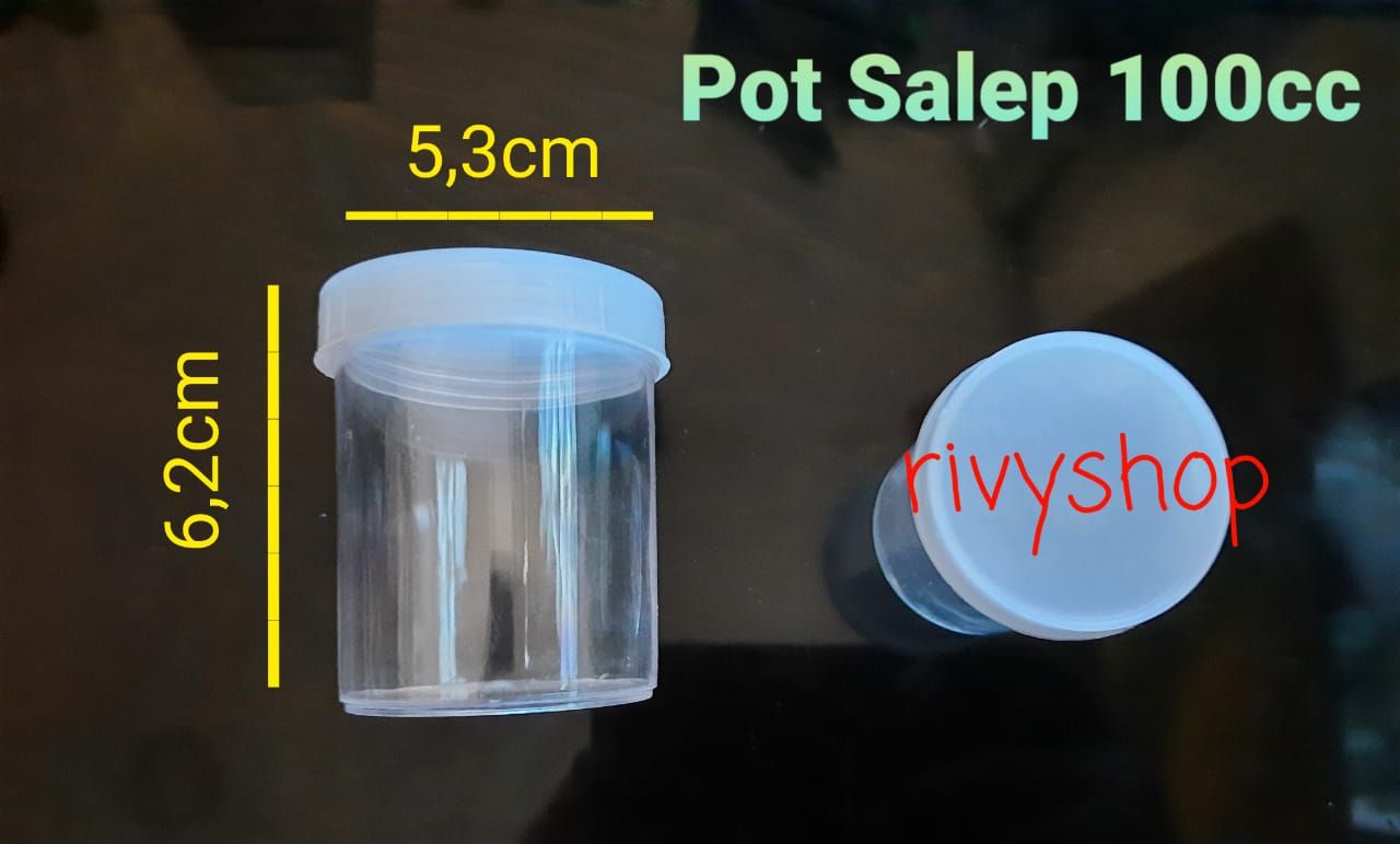Pot Salep / tempat obat / Slime / Cream / Urine 100cc (Isi 300pc ...