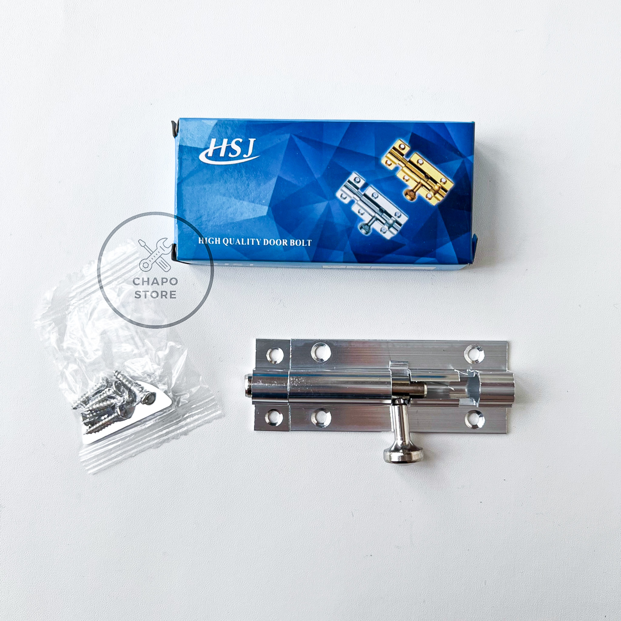 Grendel gerendel aluminium HSJ 3 inch grendel kunci pintu jendela ...