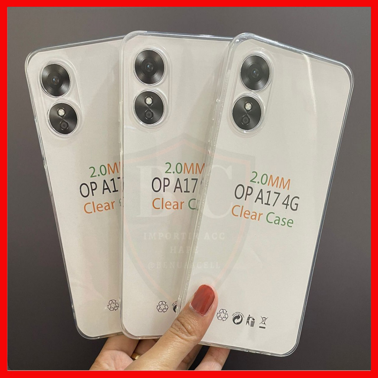 Case For Oppo A17 A17k Tpu Hd 2mm For Oppo A17 A17k Oppo A16e A16k
