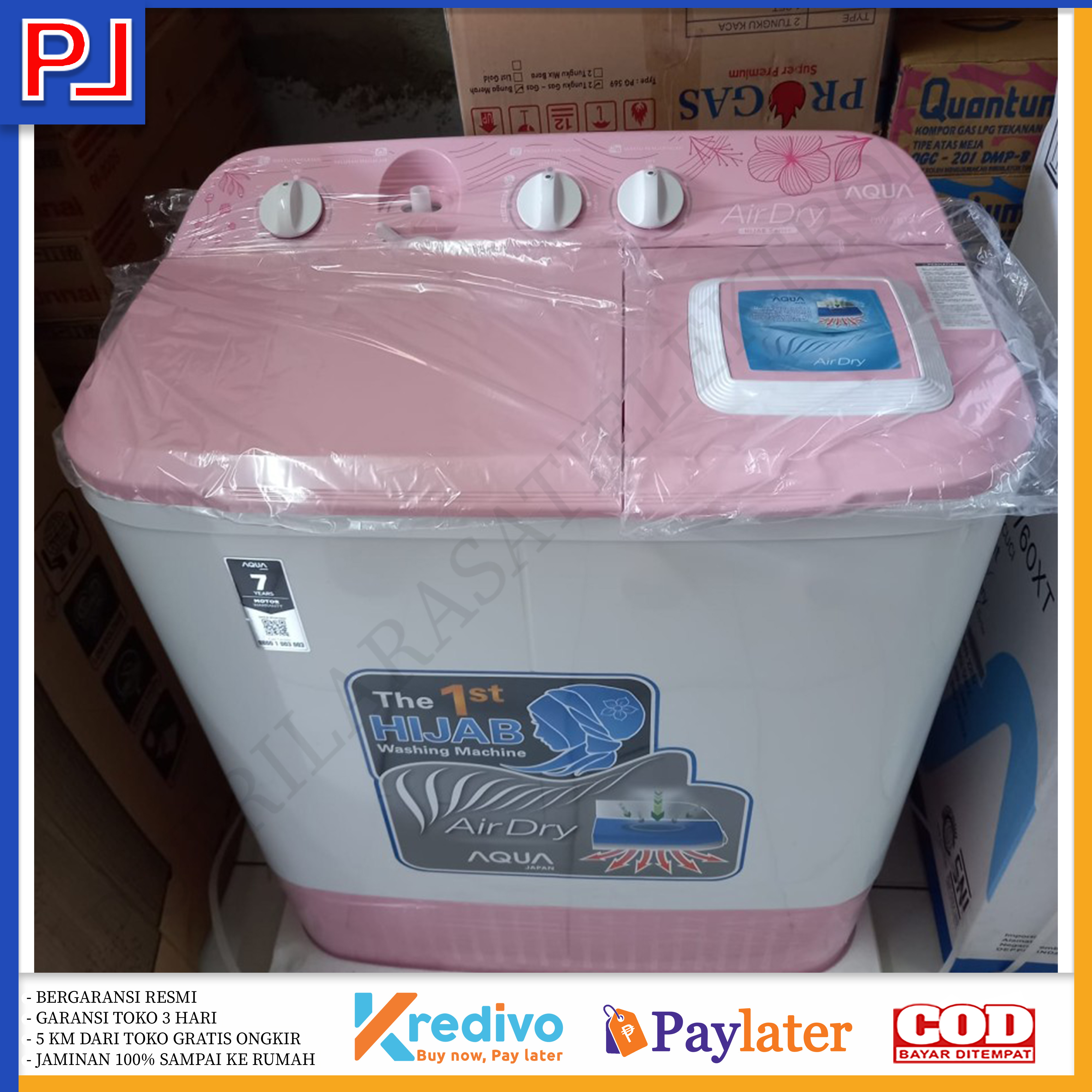 Mesin cuci Terbaru Aqua Japan 2 Tabung Kapasitas 7 KG QW-760 XT ...