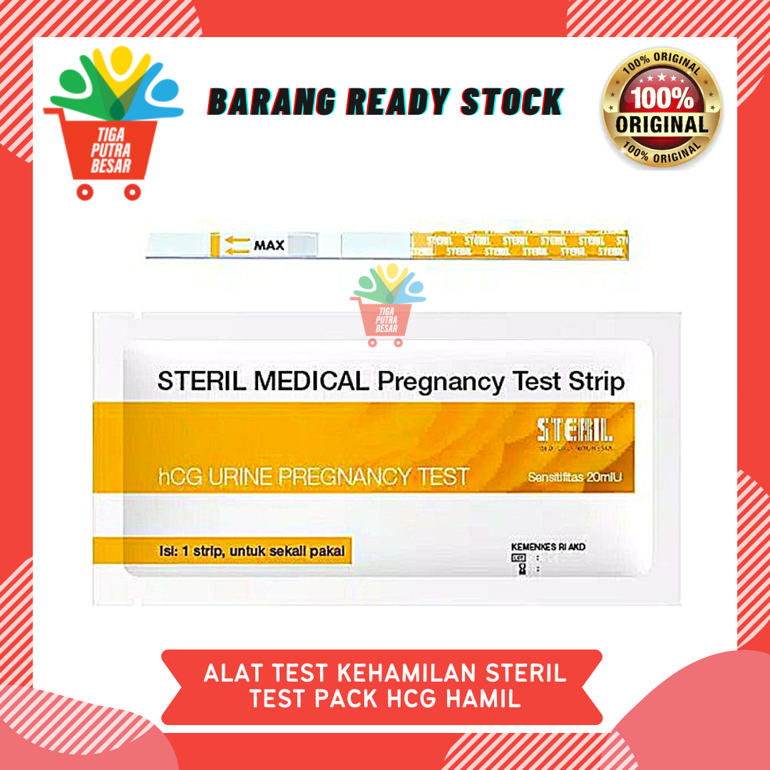 ALAT TES KEHAMILAN STERIL / TEST PACK HCG / TESPEK HAMIL / PROMIL ...