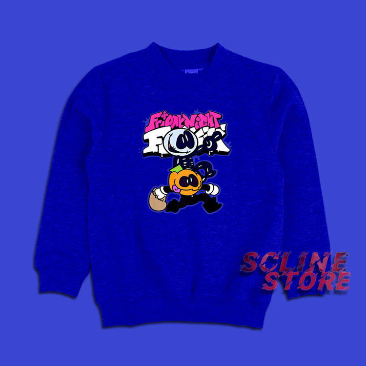 Jaket Sweater Crewneck Anak Friday Night Funkin FNF Skid and Pump ...