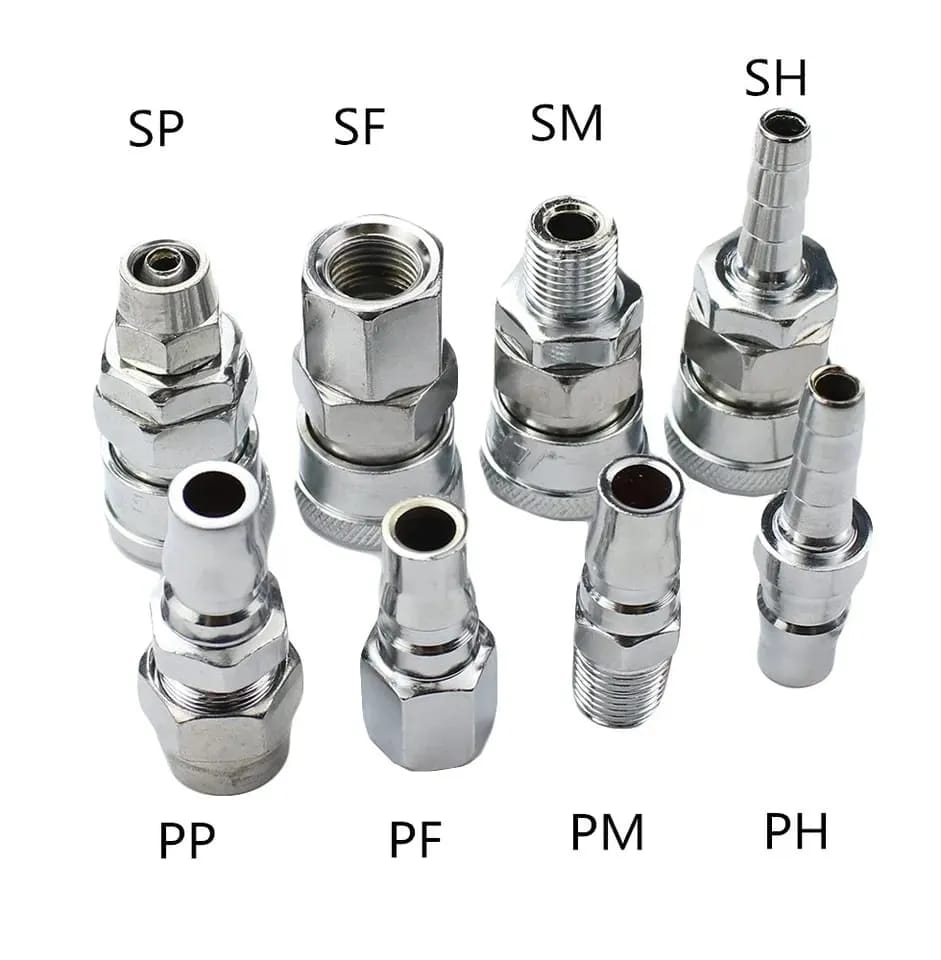 Quick Coupler / Nepel Sambungan Selang Angin Kompresor Female 1/4 Model ...