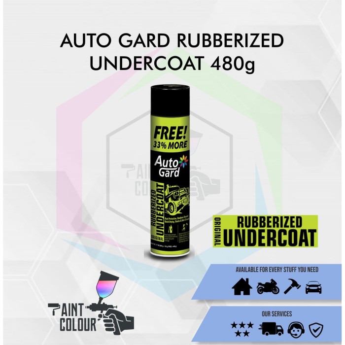 AUTOGARD RUBBERIZED UNDERCOAT ORIGINAL - Cat Semprot Peredam Suara ...