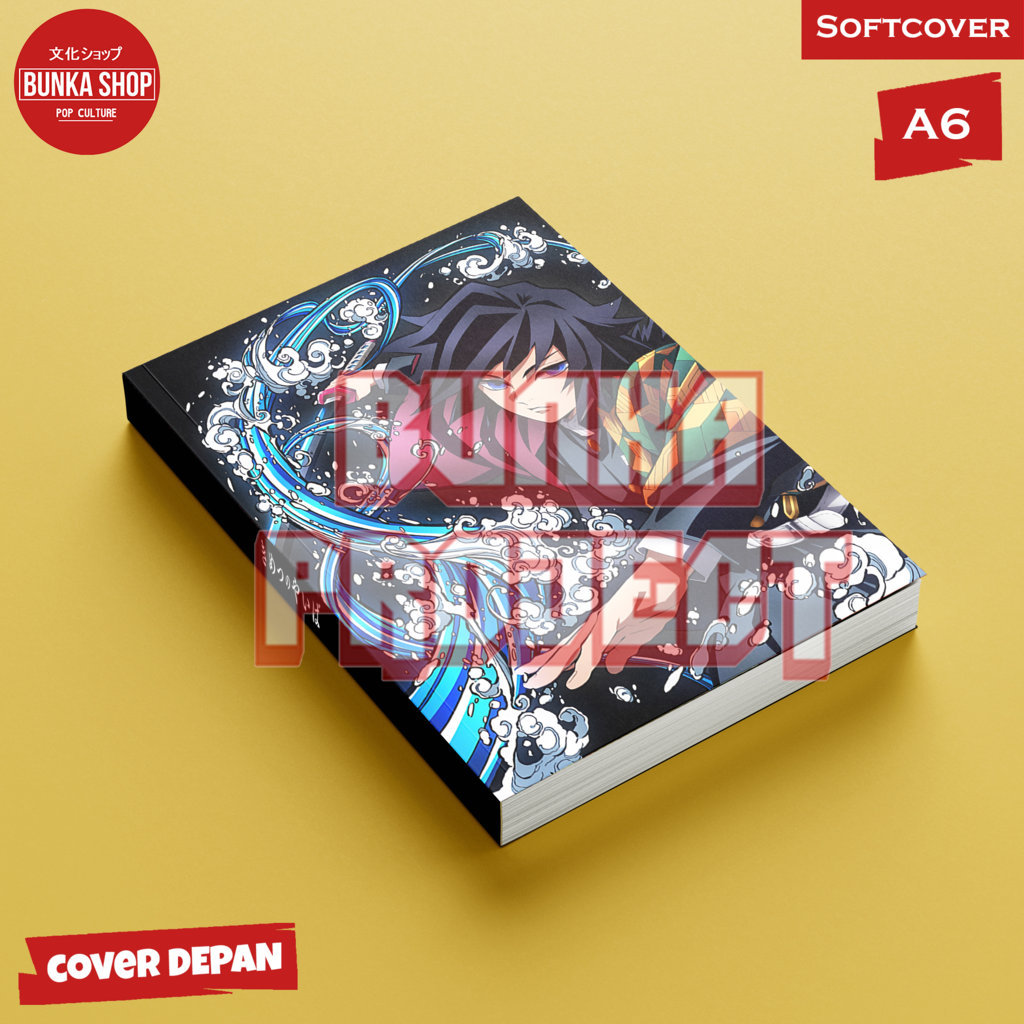 Pocket Note Anime Kimetsu no Yaiba Skill A6 Sampul Softcover 100 Lembar ...
