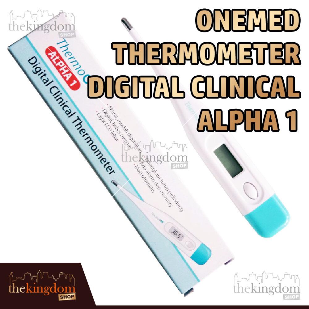 OneMed Thermometer Alpha 1 Digital Clinical ThermoOne Termometer ...