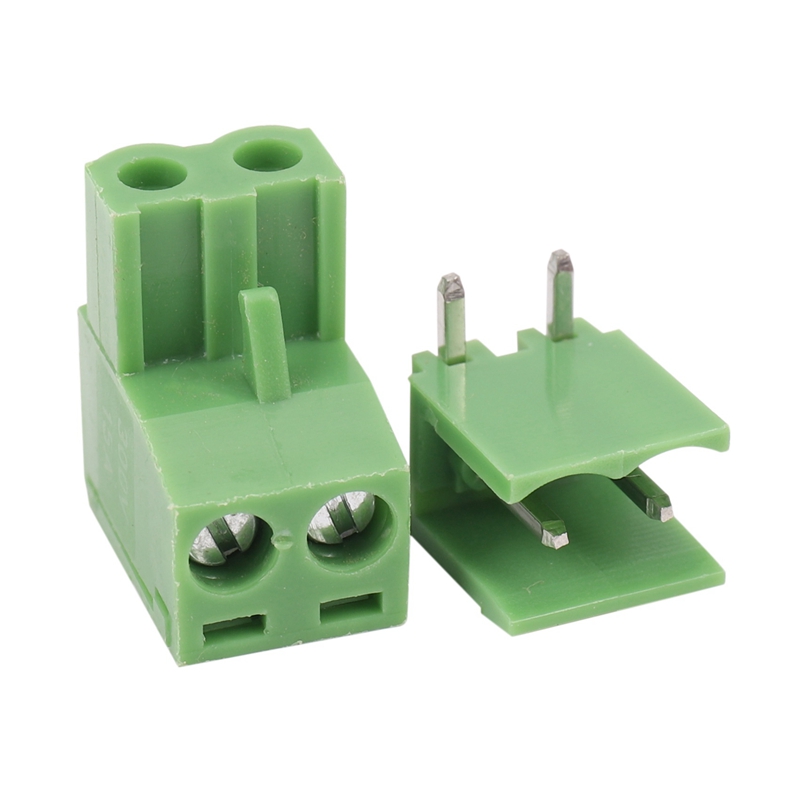 10 pcs 5.08mm Pitch 2Pin Plug-in Screw PCB Terminal Block Connector Right Angle - FDAYY MALL ...