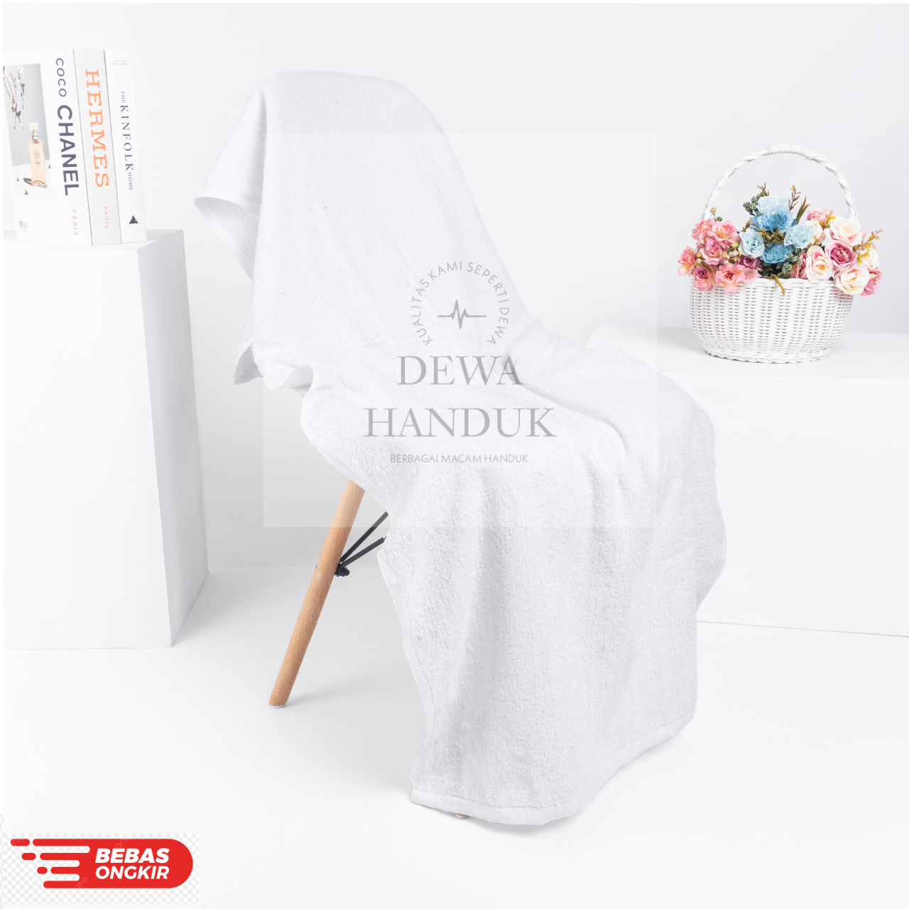 Handuk Putih Polos 140x70 Handuk Mandi Handuk Dewasa | Lazada Indonesia