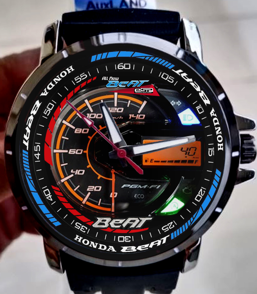 Jam Tangan Keren Terbaru Custom Speedometer Beat Oren | Lazada Indonesia