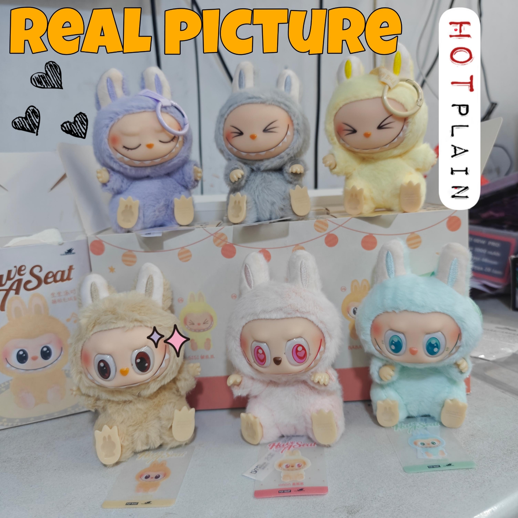 Labubu Have A Seat The Monsters Blind Box Sealed Exciting Keychain ...