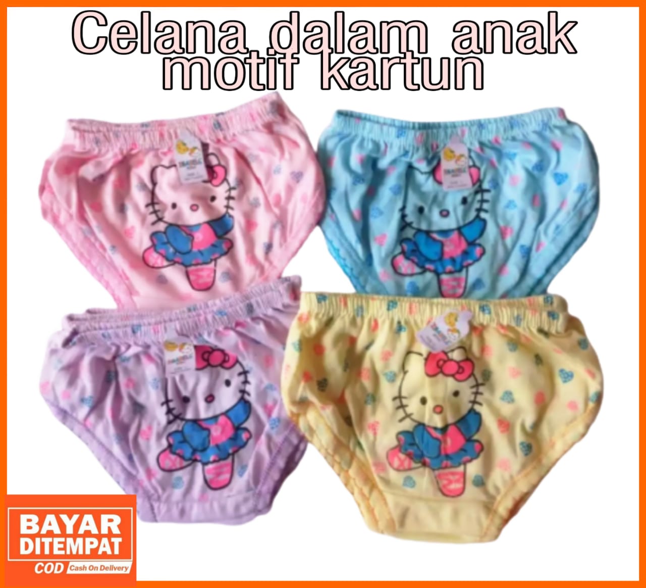 3 PCS Celana Dalam Anak Perempuan Motif Bergambar / CD Anak Perempuan ...