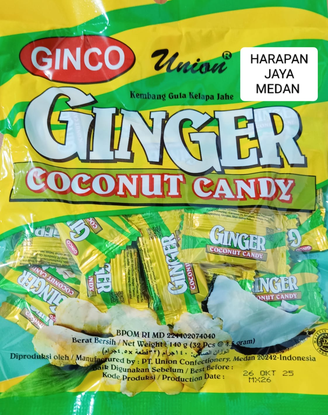 permen rasa jahe kelapa/ginger coconut | Lazada Indonesia