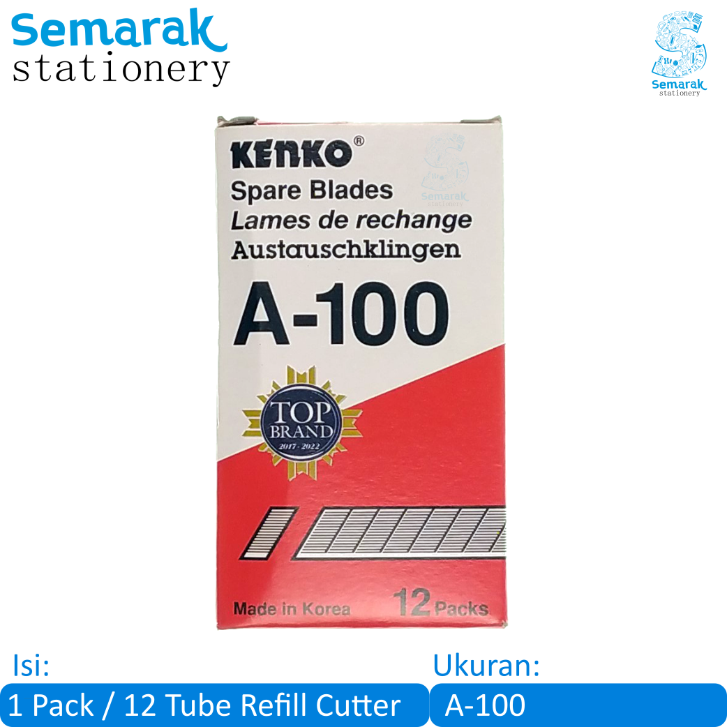 Kenko A-100 Refill Isi Cutter A-300 [1 Pack / 12 Pcs] | Lazada Indonesia