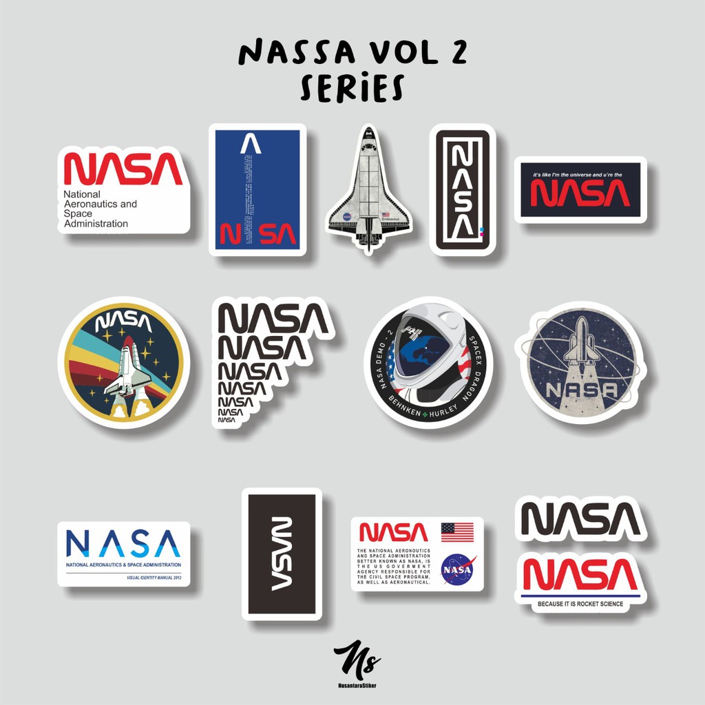 Sticker Nasa Stiker for case handphone Sticker For skin laptop Stiker ...