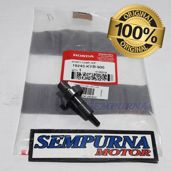 As Water Pump Shaft Comp WP Vario Ori AHM Original Honda 19240-KVB-900 ...
