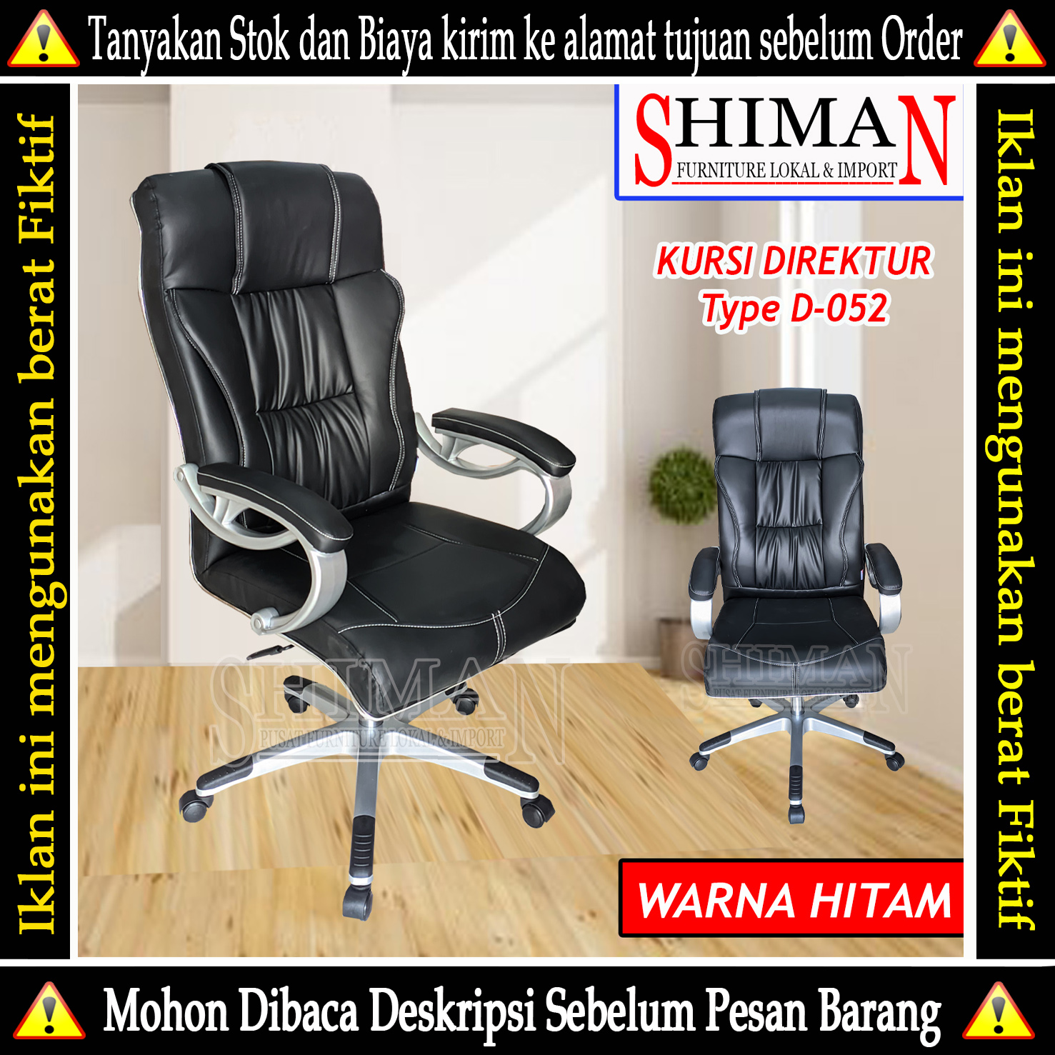 Kursi Kantor Direktur | Kursi Kerja | Kursi Kantor D 052 | Lazada Indonesia