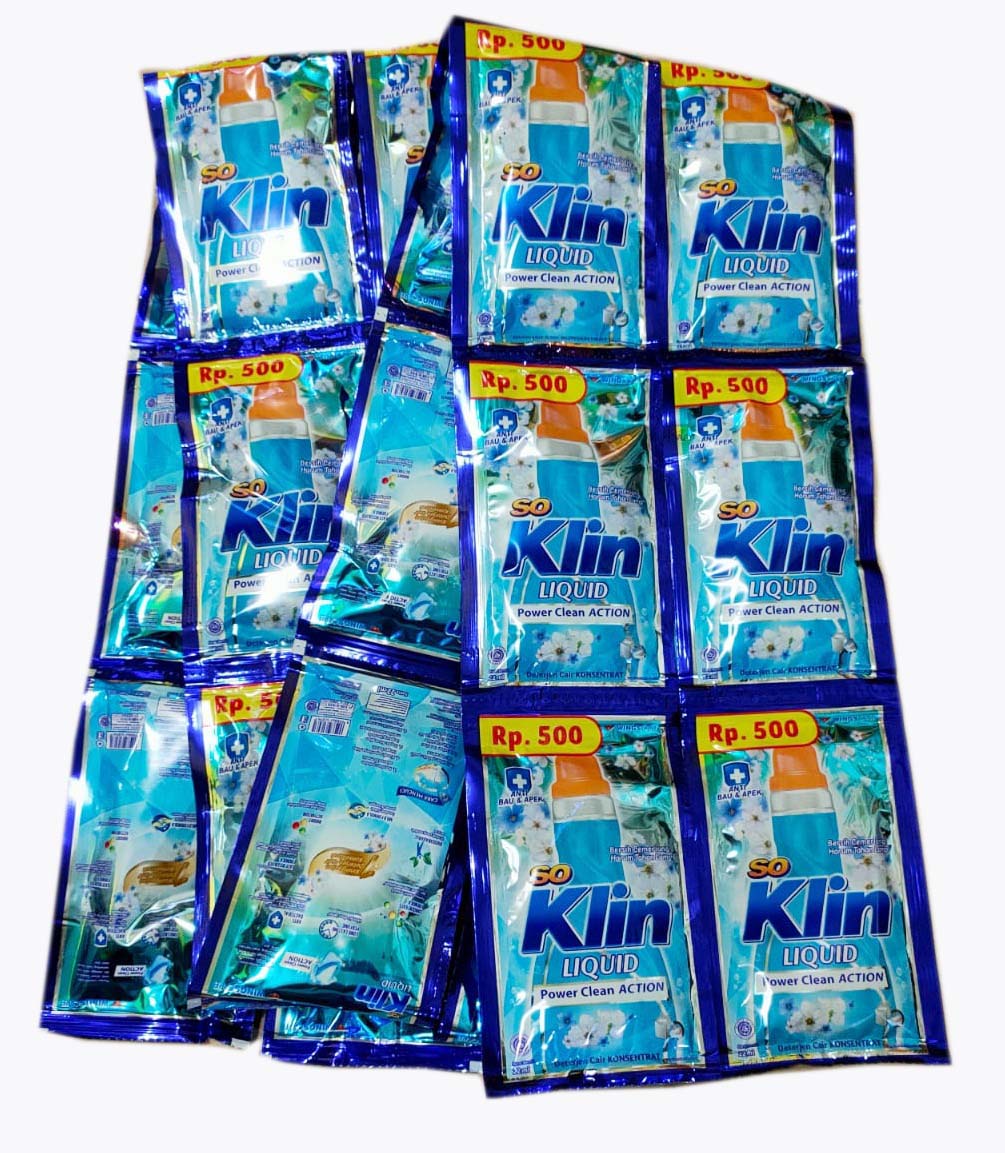 so klin liquid biru 24 sachet x 22 ml | Lazada Indonesia