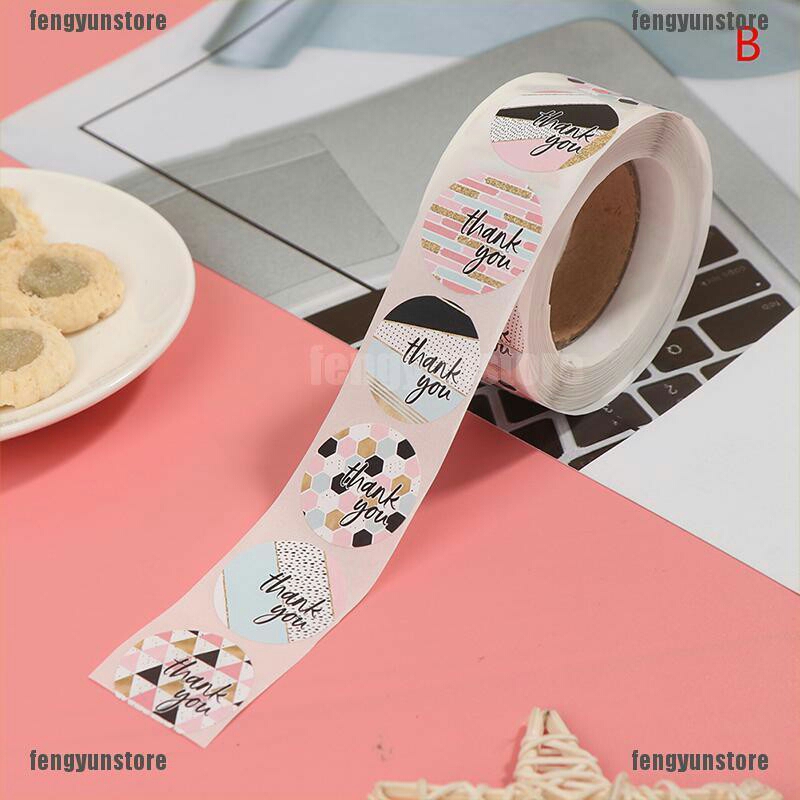 BISA COD!! 100pck STIKER Thank You / Stickers Label / Stiker Motif ...