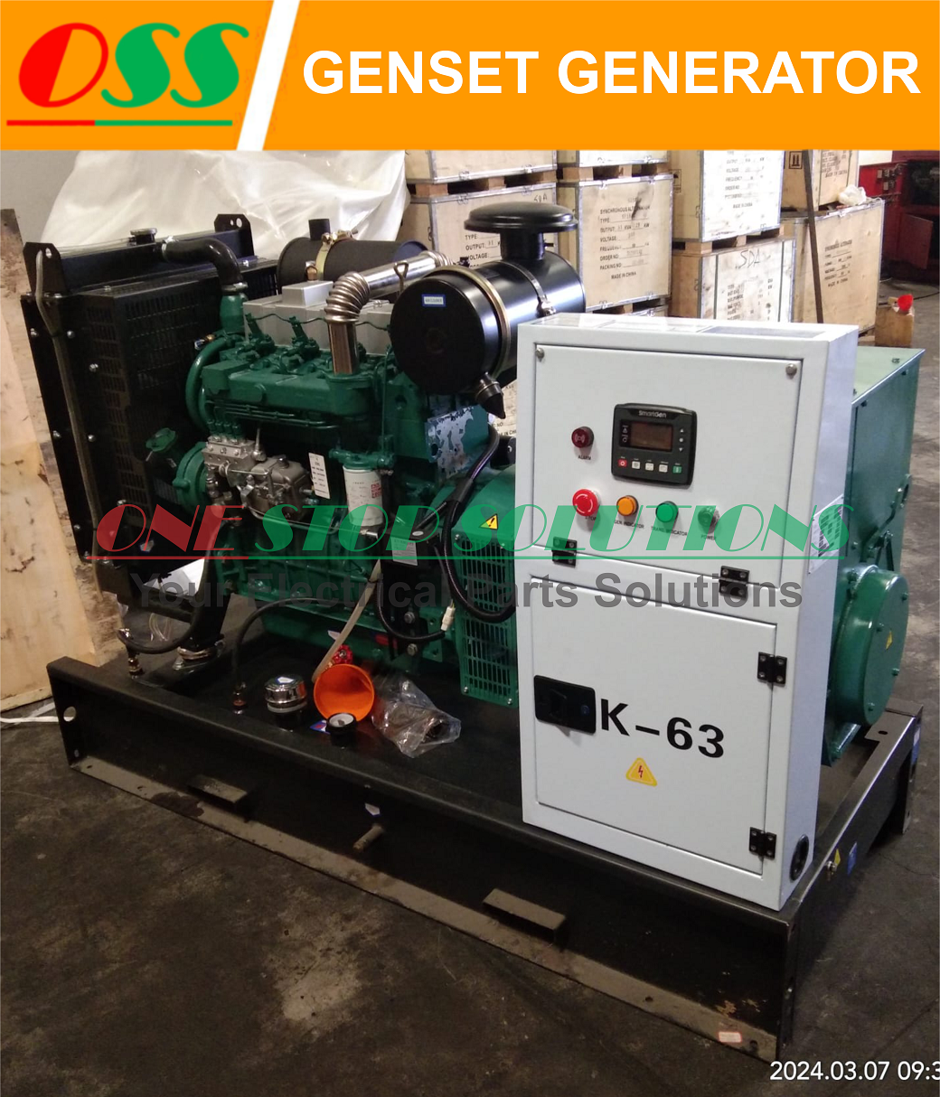 INFINITE GENSET GENERATOR DIESEL GENSET OPEN WEIFANG KOFO 62 KVA ...