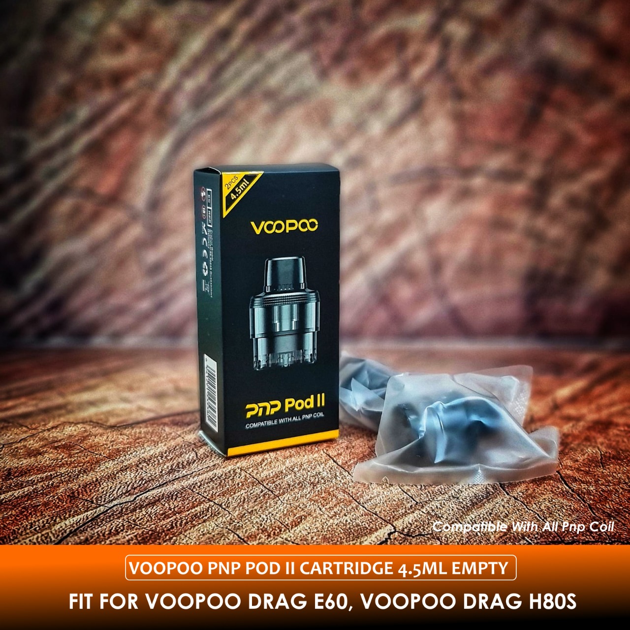 VOOPOO Empty PnP Pod II Cartridge 4.5ml Cartridge Drag E60 Drag H80s PnP II catridge | Lazada ...