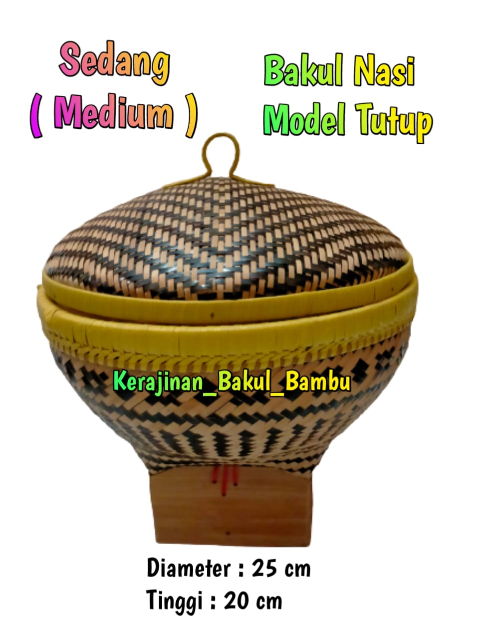 Bakul nasi Bakul koleksi tempat nasi bakul bambu boboko atau wakul seri ...