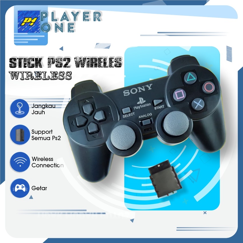 Stik Stick PS2 Wireless SONY Dualshock Getar OP | Lazada Indonesia